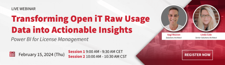 Guide To Exporting License Usage Reports Via Power Bi Software Asset Management By Open It